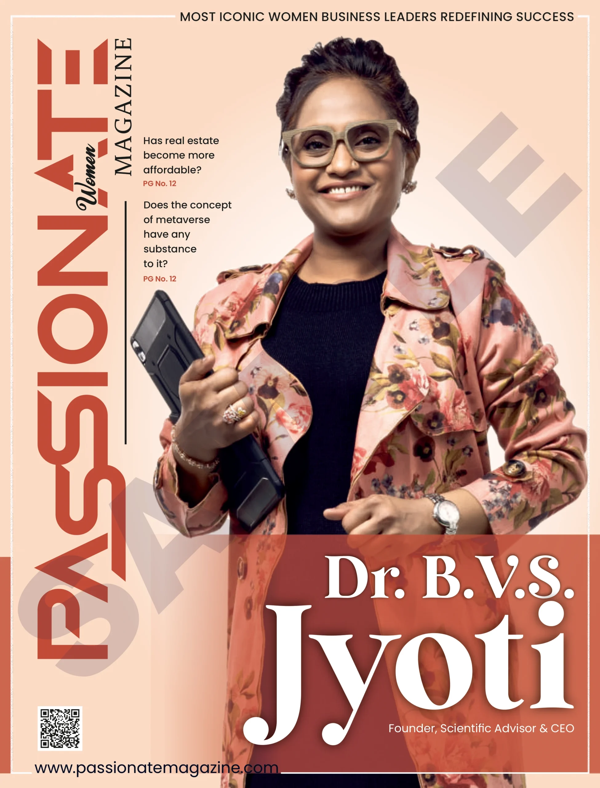 Featured on Passionate Magazine Cover Story: Most Iconic Women business ...